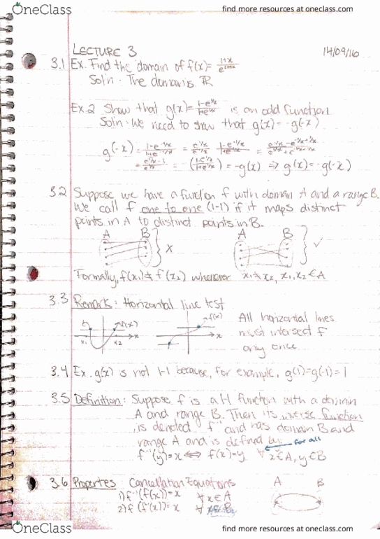 Math137 Lecture 3 Math 137 Lecture 3 Oneclass