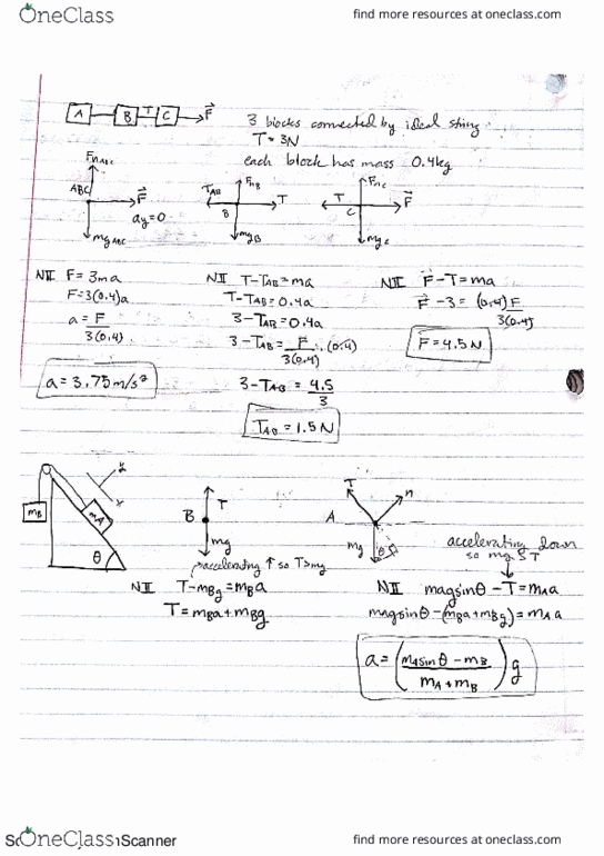 PHYSICS 151 Study Guide - Spring 2015, Midterm - U.S. Route 280