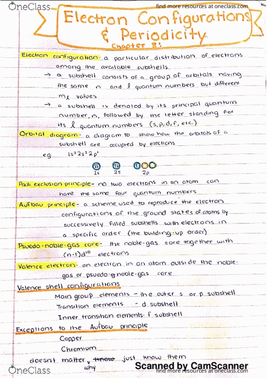 CHEM 107 Midterm: Exam 3 Study Guide part 2 - OneClass CHEM 107 Midterm: Exam 3 Study Guide part 2 - OneClass