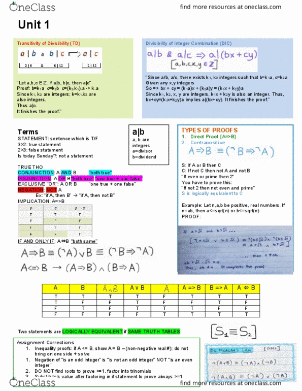 MATH135 Final: Math 135 Final Notes - OneClass