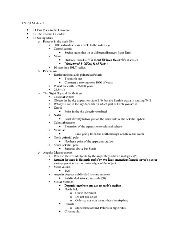 AS101 : AS 101 Module 1.docx - OneClass