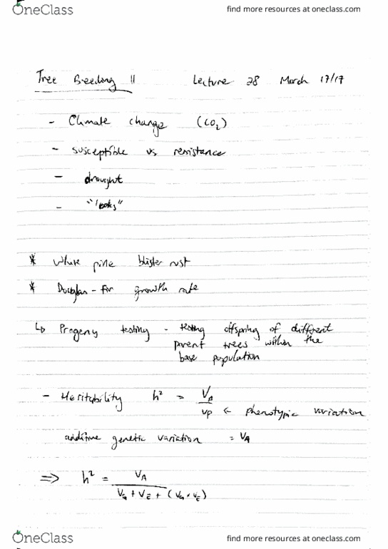 FRST 210 Lecture 28: frst 210 lecture 28 - OneClass