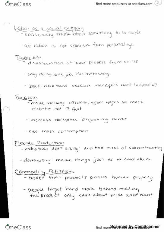SOC 100 Midterm: SOC 100 Review 5 - OneClass SOC 100 Midterm: SOC 100 Review 5 - OneClass