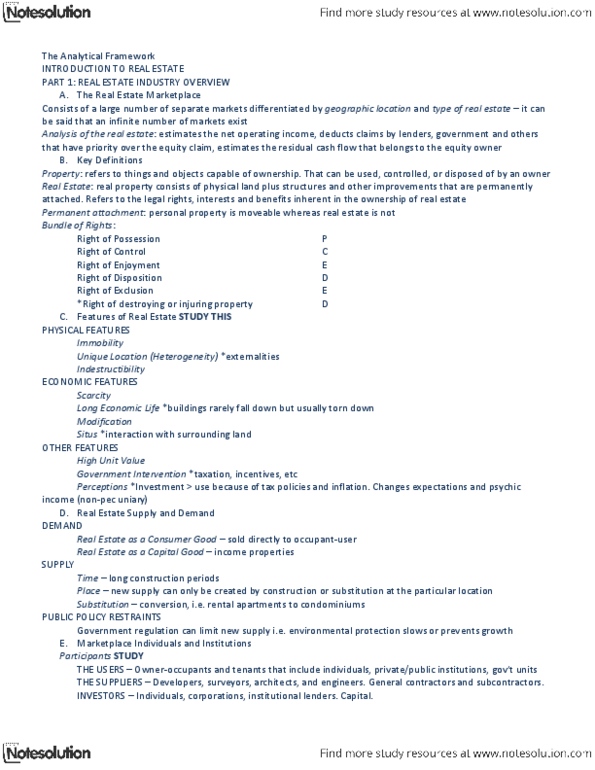 ADMS 3810 Study Guide - Winter 2013, Midterm - Earnings Before Interest ... ADMS 3810 Study Guide - Winter 2013, Midterm - Earnings Before Interest ...