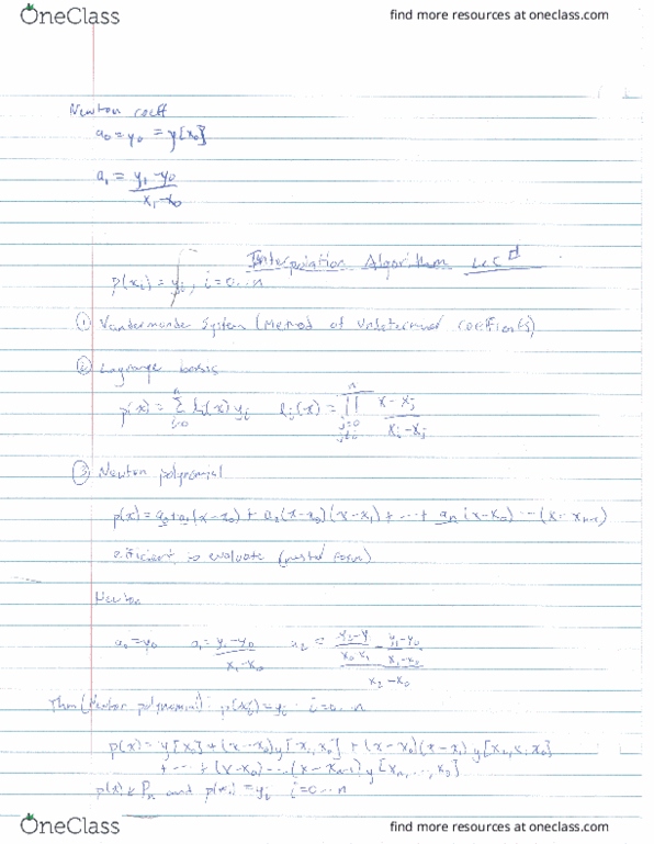 CSCC37H3 Lecture 11: CSCC37_Lec 11 - OneClass