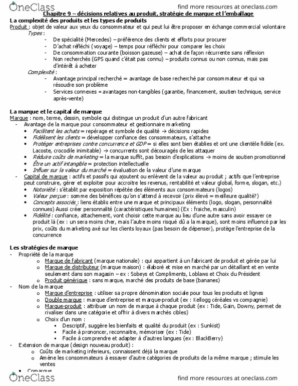 ADM 2720 Study Guide - Winter 2018, Final - Silicon-Germanium, Taco ...