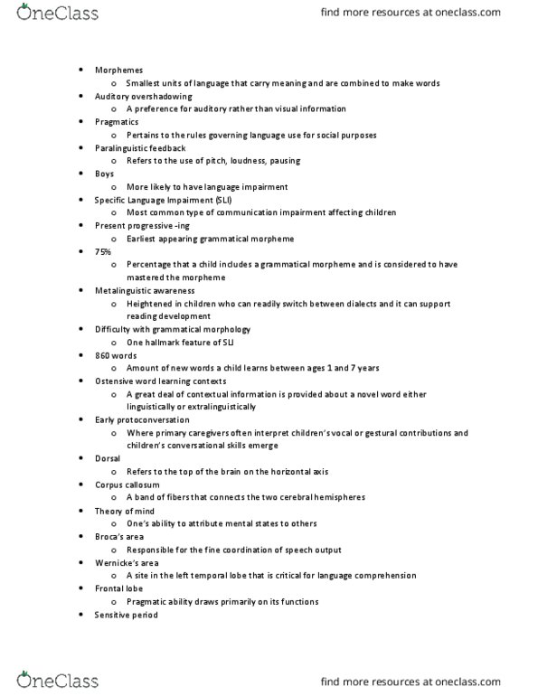 CSD 2318 Study Guide - Spring 2018, Quiz - Operant Conditioning ...