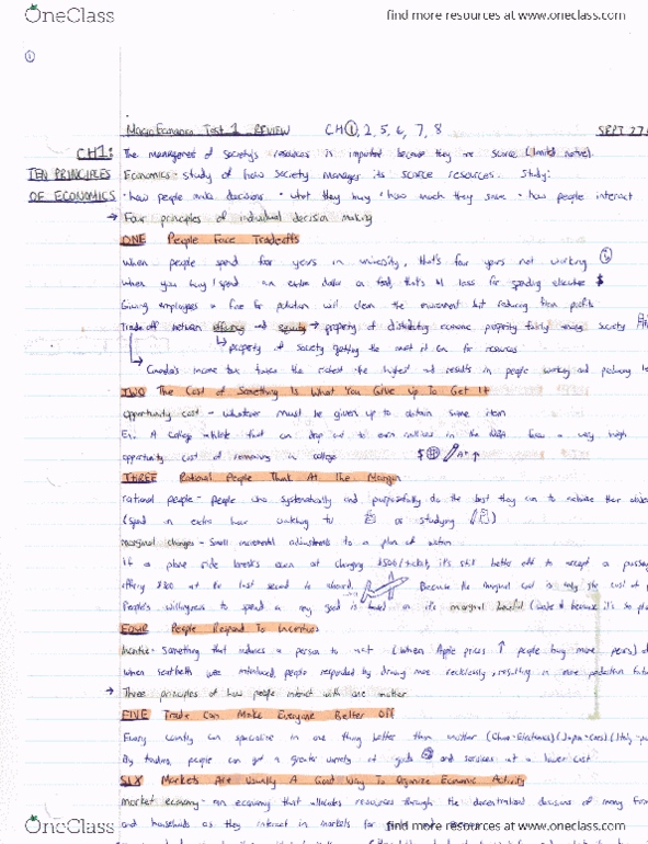ECO 1102 Quiz: Sept 27 - CH1-2, 5-8 - Test Review - R.pdf - OneClass