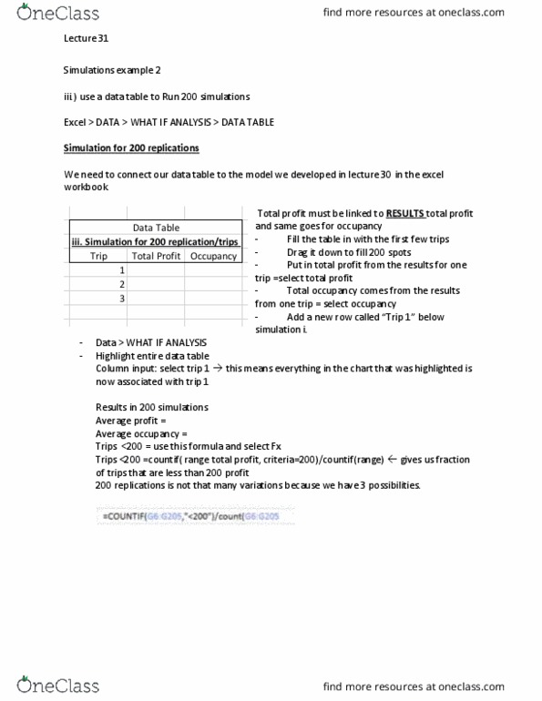 Commerce 3qa3 Lecture Notes Spring 2018 Lecture 31 Replicant