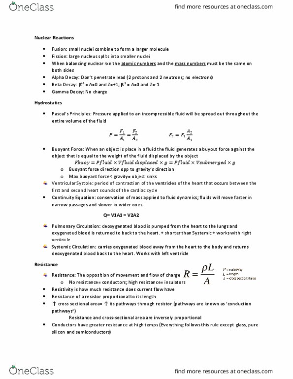 PHYS 1420 Study Guide - Fall 2017, Midterm - Systolic Geometry ... PHYS 1420 Study Guide - Fall 2017, Midterm - Systolic Geometry ...