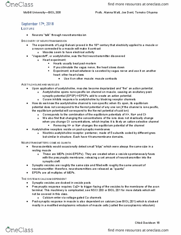 BIOL 306 Lecture Notes - Fall 2018, Lecture 3 - Nernst Equation ... BIOL 306 Lecture Notes - Fall 2018, Lecture 3 - Nernst Equation ...