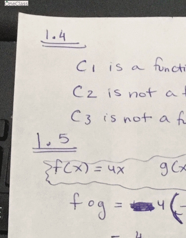 MAT133Y5 Chapter 1 Solutions To Examples From The Textbook OneClass
