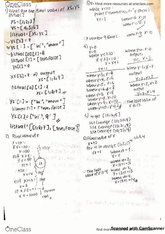 Cs 112 Midterm Practice For Test 1 Oneclass