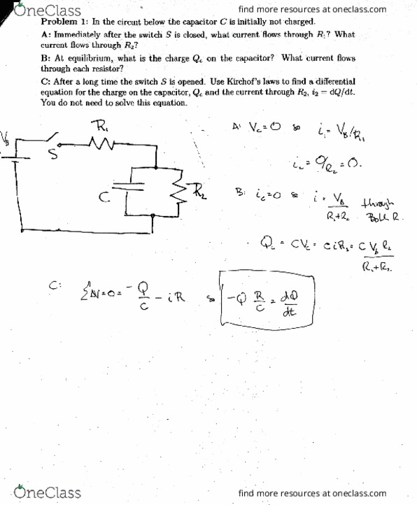 PHYS 118 Midterm: PHYS118 Midterm 2 Practice with Solution - OneClass PHYS 118 Midterm: PHYS118 Midterm 2 Practice with Solution - OneClass