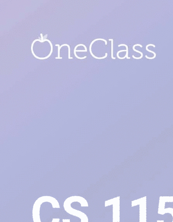 CS115 Midterm: UW - CS 115 Midterm 2010 Winter Solutions - OneClass