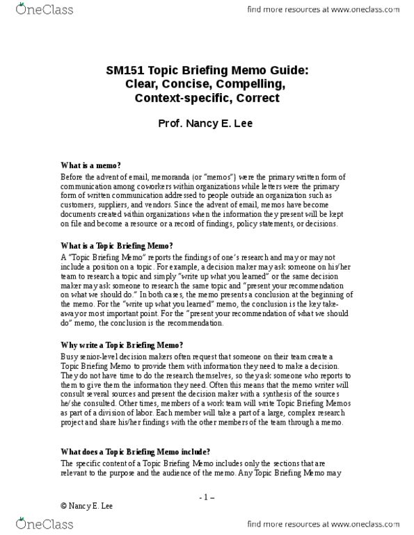 CAS CS 101 Study Guide - Spring 2014, - Standard Written English