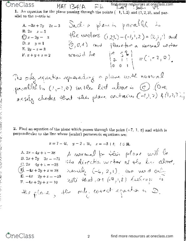 ECON 2001 Midterm: ECON 2001 Pitt Exam 2 2014 - OneClass