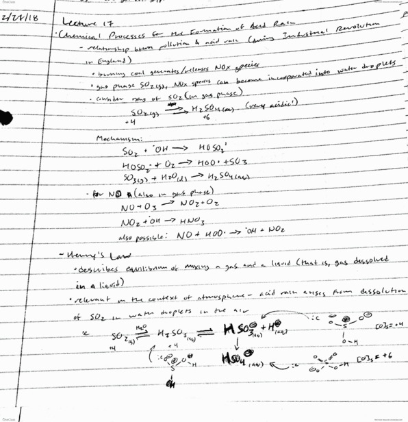 CHEM 360 Lecture 17: Lecture 17 - OneClass