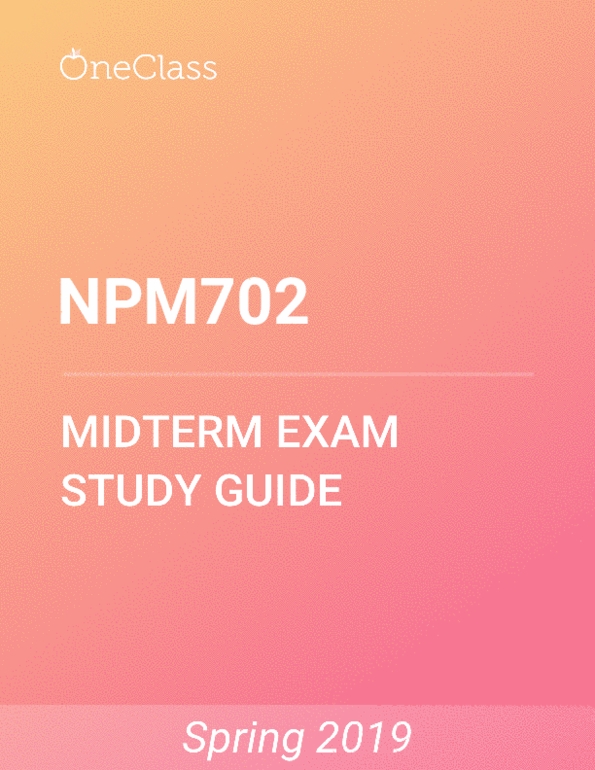 Study Guides At Seneca College OneClass