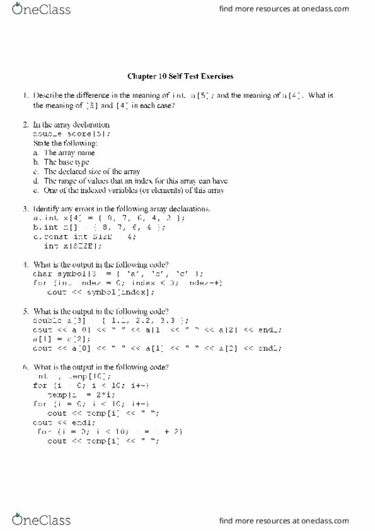 Cecs 174 Midterm Exam Oneclass 