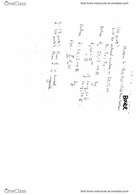 MATH 410 Midterm: Exam 3 - OneClass