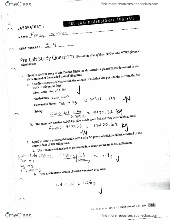 CHM 101 Study Guide - Fall 2018, Quiz - Gimli Glider, 18S Ribosomal Rna ... CHM 101 Study Guide - Fall 2018, Quiz - Gimli Glider, 18S Ribosomal Rna ...