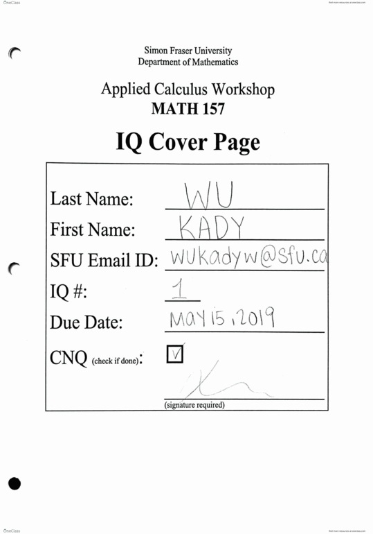 Math 157 Final Iq3 Oneclass