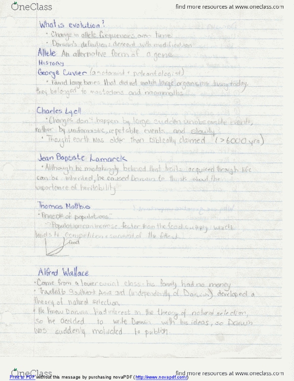 Biol 243 Midterm Midterm 1 Complete Notes Oneclass