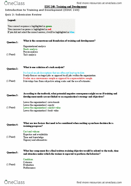 EDUC 240 Study Guide - Summer , Quiz - Task Analysis, Convenience ... EDUC 240 Study Guide - Summer , Quiz - Task Analysis, Convenience ...