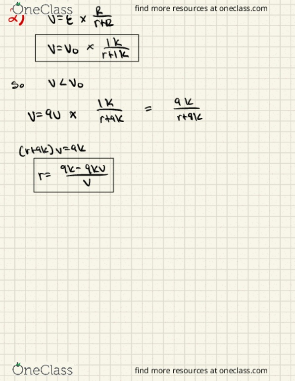 ENG EK 131 : Assignment 9 - OneClass