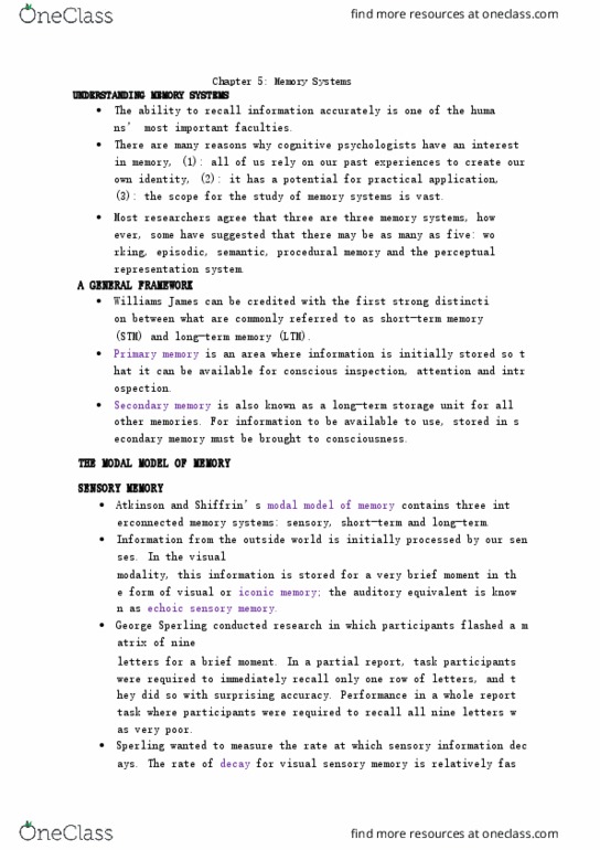PSYB57H3 Lecture Notes - Spring 2023, Lecture 5 - George Sperling ...