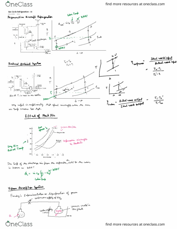 IIT Jodhpur notes gas cycle Refrigeration III - OneClass IIT Jodhpur notes gas cycle Refrigeration III - OneClass