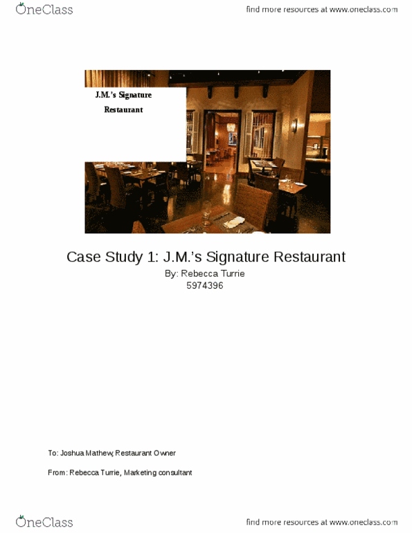 ADM 3313 : case study 1.docx - OneClass