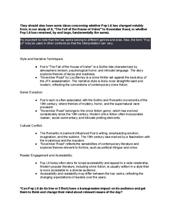 ENG 112 : English midterm preparation - OneClass