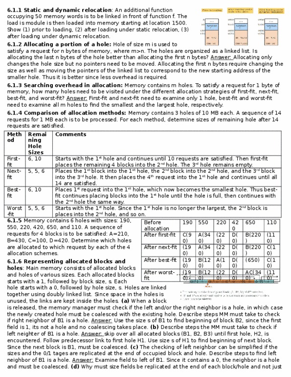 Cisc 3595 Lecture Operating Sytemscisc3595finalcheatsheetdocxpdf Oneclass
