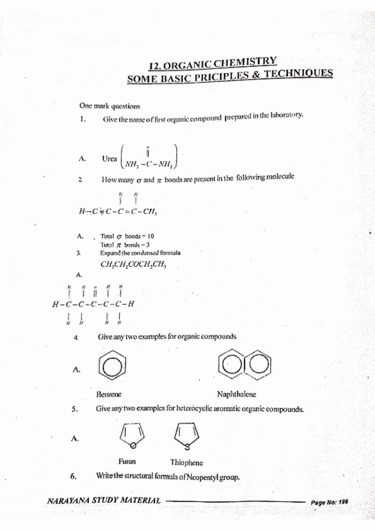 Organic chemistry - OneClass