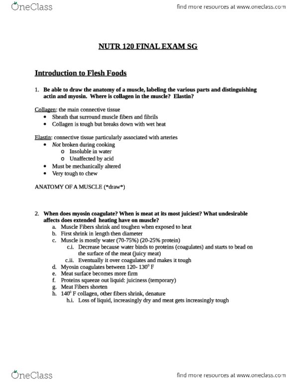 NUTR 120 Final: NUTR 120 FINAL EXAM SG-NUTR 120 - OneClass NUTR 120 Final: NUTR 120 FINAL EXAM SG-NUTR 120 - OneClass