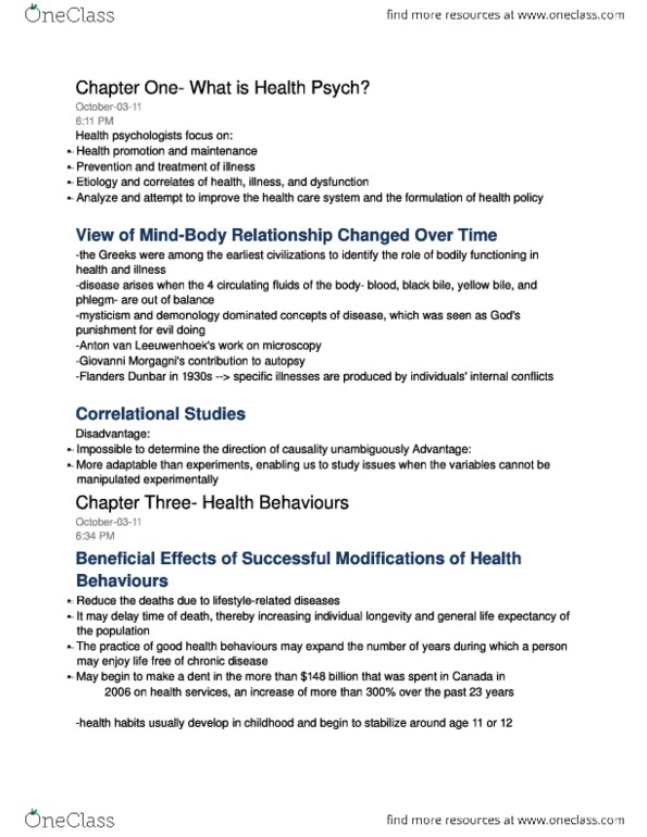 PSYC 314 : Textbook Notes (detailed notes) - OneClass PSYC 314 : Textbook Notes (detailed notes) - OneClass
