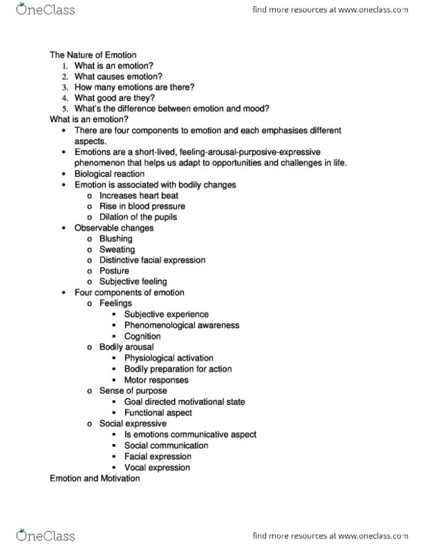 PSYC 3405 Midterm: Exam Notes (study this for midterm) - OneClass PSYC 3405 Midterm: Exam Notes (study this for midterm) - OneClass