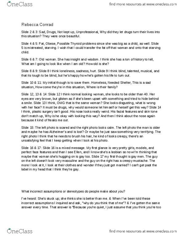 SW 2000 : Label Exercise (DO NOT COPY SHE WILL KNOW) - OneClass