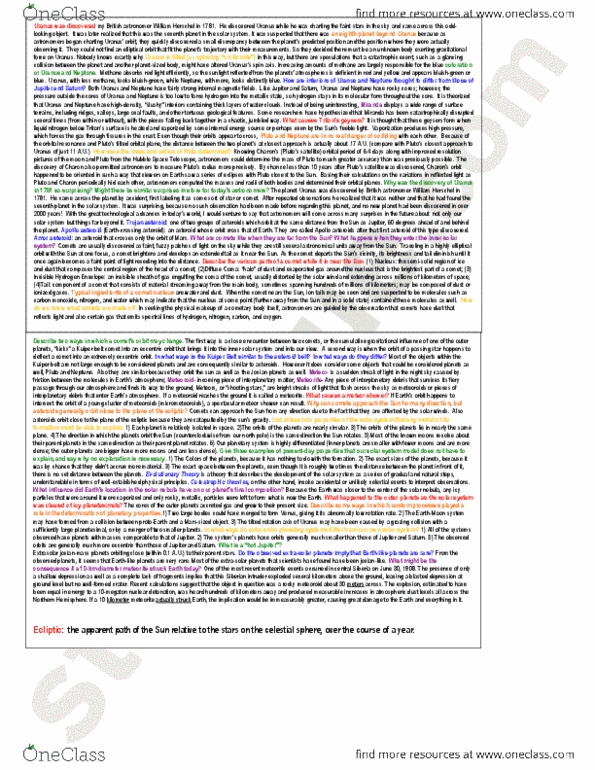 ASTR 151 Study Guide - Winter 2014, Quiz - Kuiper Belt, Dete, National ... ASTR 151 Study Guide - Winter 2014, Quiz - Kuiper Belt, Dete, National ...