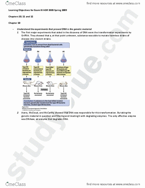 AGR 3303 Final: Exam Study Guide Part I - OneClass