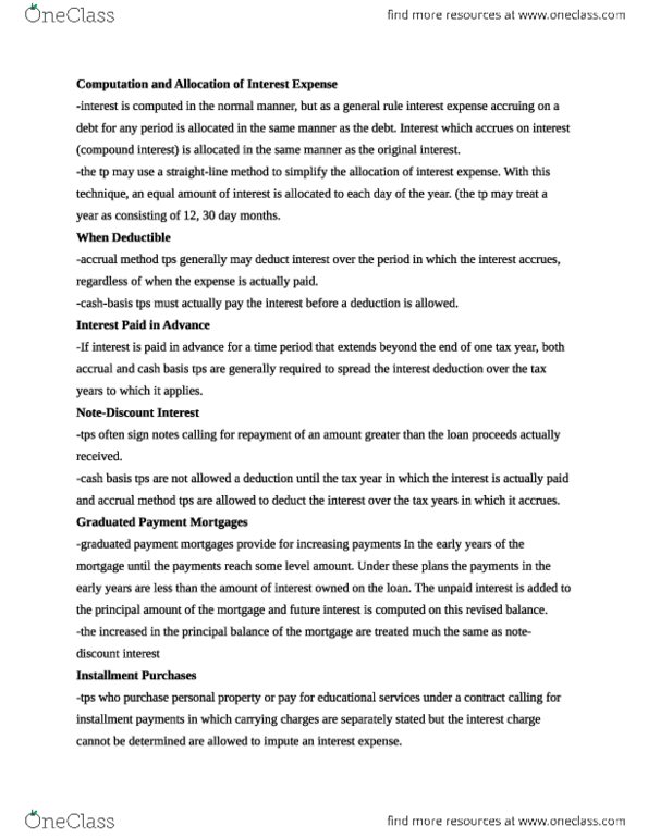 ACCT 4331 Midterm: ACCT 4331 Chapter 11 Computation and Allocation of ... ACCT 4331 Midterm: ACCT 4331 Chapter 11 Computation and Allocation of ...