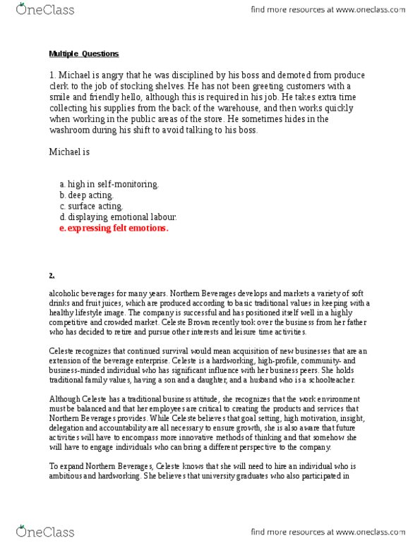 Busi 2101 Midterm Multiple Questions Docx Oneclass