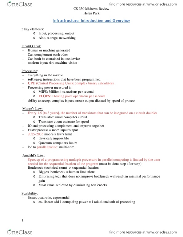 CS330 Study Guide - Spring 2015, Final - Disintermediation, Autocad ...
