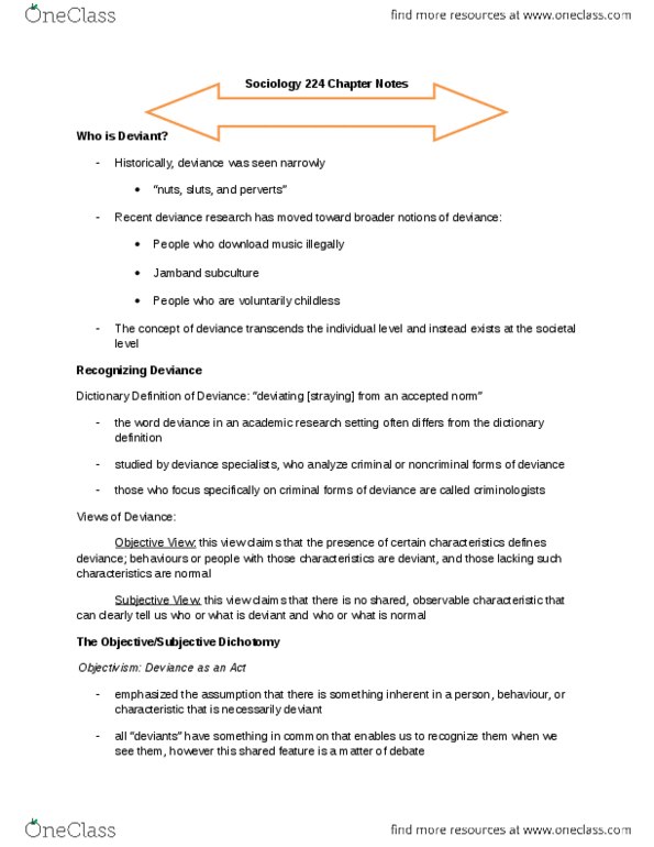 Soc224 Midterm Soc 224 Midterm Soc 224 Chapter 1238 Midterm 1 Chap Oneclass