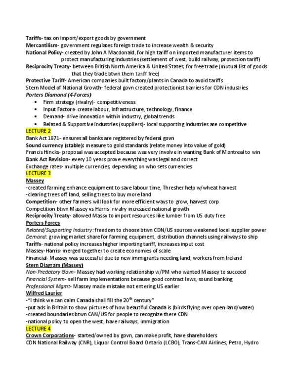 ADMS 1010 Final: Exam Review - OneClass ADMS 1010 Final: Exam Review - OneClass