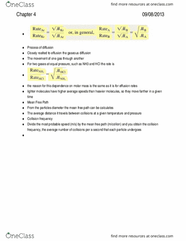 CHM 1311 Final: CHM1311 Final Notes Part 3 - OneClass CHM 1311 Final: CHM1311 Final Notes Part 3 - OneClass