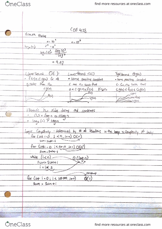 COE 428 Final: coe428 exam notes - OneClass
