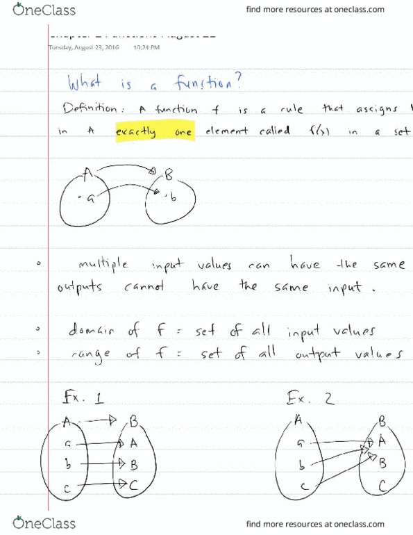 Class Notes for MATH 190 at University of Louisville (UOFL)